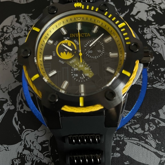 Invicta | Accessories | Invicta X Dc Batman Limited Edition Black Mens ...